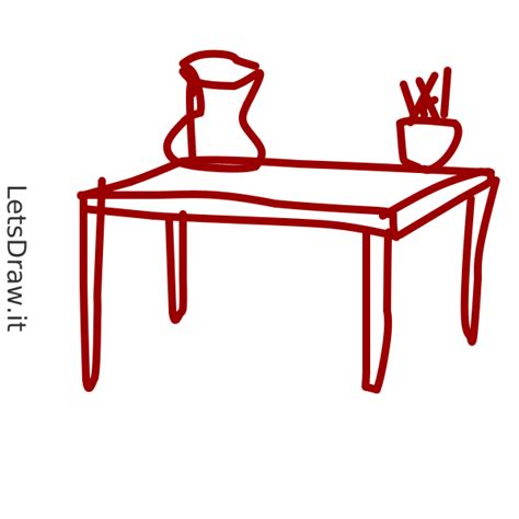 How To Draw Table Itfmgdx6e Png Letsdrawit