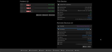 Stuck Syncing With A Device At 94 With Blank Out Of Sync Items List Support Syncthing