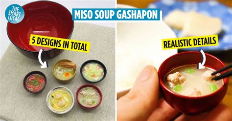 Miso Soup Capsule Toys Are So Realistic Come With Miso Soup Recipe