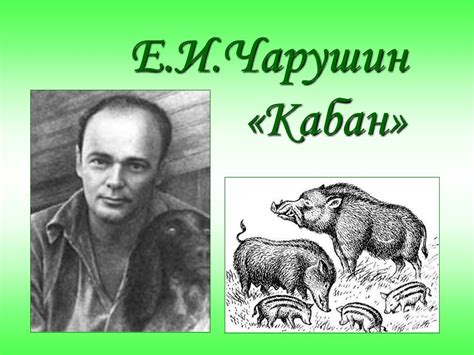 Е.И.Чарушин «Кабан» - online presentation