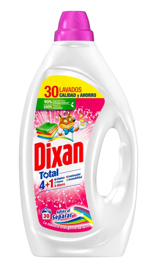Купи Dixan Gel Goodbye To Separating Total 4 1 Течен перилен препарат за цветно 30 пранета на