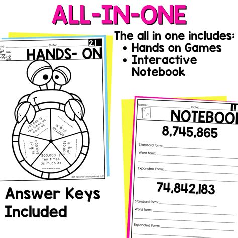Place Value Patterns 5th Grade Guided Math Worksheets Activities Lessons A Teachers Wonderland
