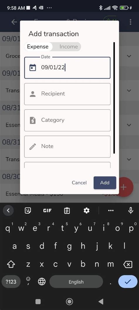 Android Datepicker In Date Of Transaction Does Not Work Rjustbudget