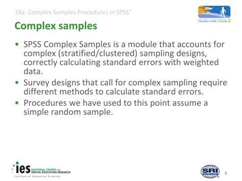 PPT 18a Complex Samples Procedures In SPSS PowerPoint Presentation