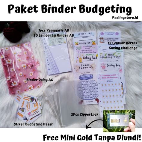 Jual Binder Keuangan Money Binder Paket Binder Sinking Fund