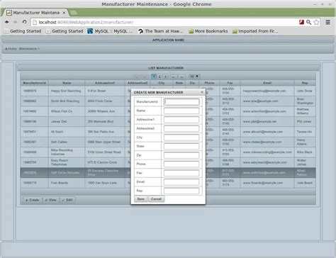 Primefaces Crud Generator For Netbeans