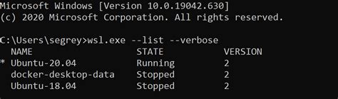 Ability To List Distributions Programmatically Issue Microsoft WSL GitHub