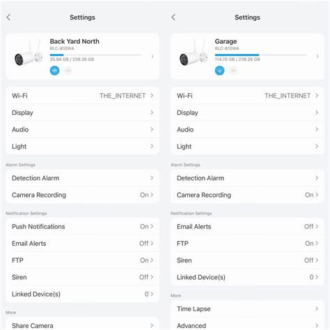 Missing Push Notification App Setting Rreolinkcam