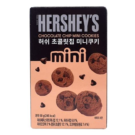 허쉬 초콜릿칩 미니 쿠키 50g 홈플러스 택배배송