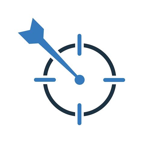 Premium Vector Aim Arrow Target Icon Simple Editable Vector Graphics
