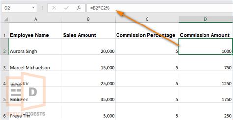 how to calculate commission in excel a comprehensive guide