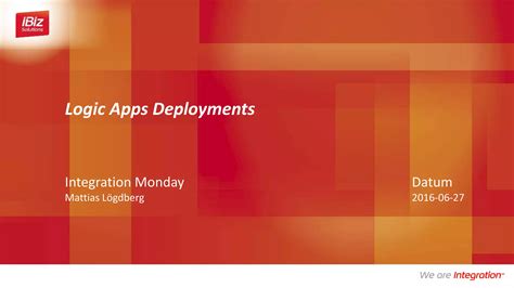 Logic Apps Deployments Ppt