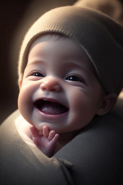 Premium AI Image A Cute Baby Photo Ai Generated