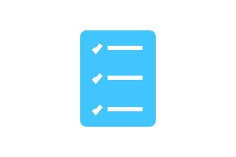 Checklist Flat Icon Vector Graphic By Riduwanmolla Creative Fabrica