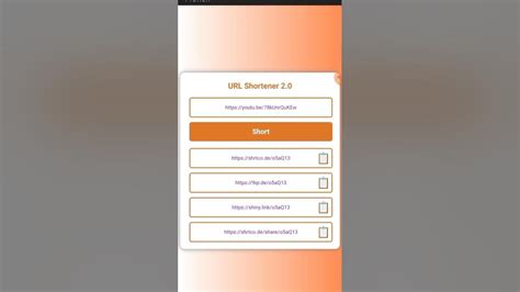 How To Create Url Shortener V20 Tool Only Html Css Javascript Short