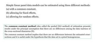 Panel Regression Pptx