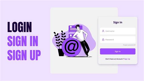 Responsive Login And Registration Form Using Html Css And Javascript Youtube