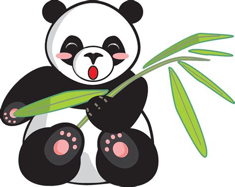 100 多张免费的“panda”和“熊猫”矢量图 Pixabay