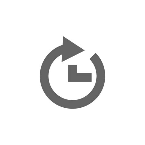 Arrow Time Vector Icon 22413969 Vector Art At Vecteezy