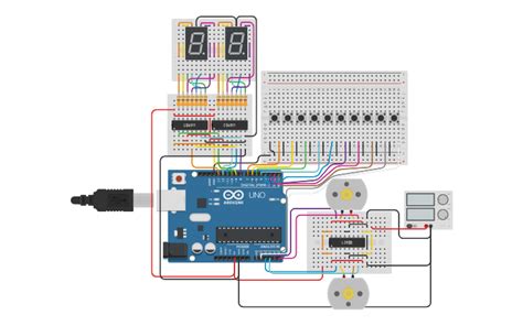 Circuit Design Copy Of Circuito Avaliativo 5 While Manoela Tinkercad