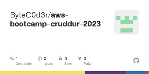 Github Bytec0d3raws Bootcamp Cruddur 2023