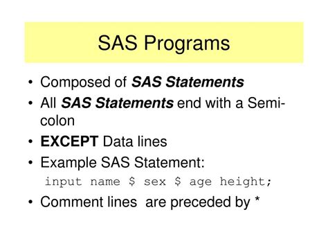 ppt sas programming introduction powerpoint presentation free