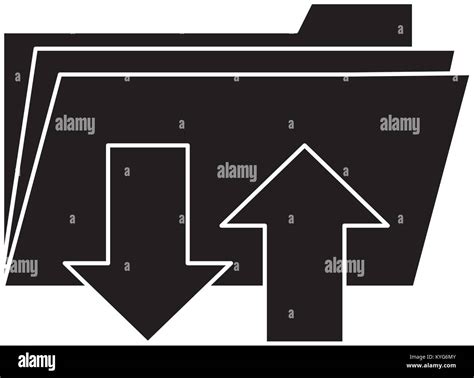 Folder Document Symbol Stock Vector Image Art Alamy