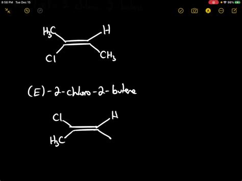 Solved Draw The E And Z Isomers Of A 2 Chlororbut 2 Ene B 3 Methylpent 2 Ene Numerade