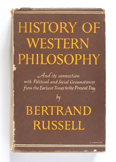 History Of Western Philosophy By Bertrand Russell Illustrated Books