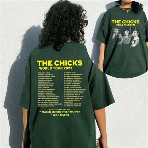 The Chicks 2023 World Tour Shirt The Chicks Band Fan Shirt 2023