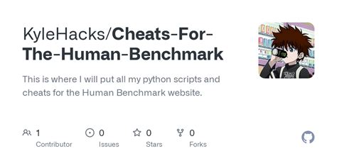 Cheats For The Human Benchmark Reaction Time Test Bot At Main · Kylehacks Cheats For The Human