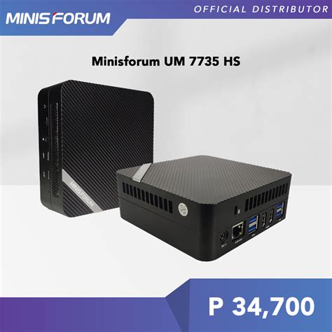 Mini Pc Minisforum Um Lite Venus Series Shopee Philippines