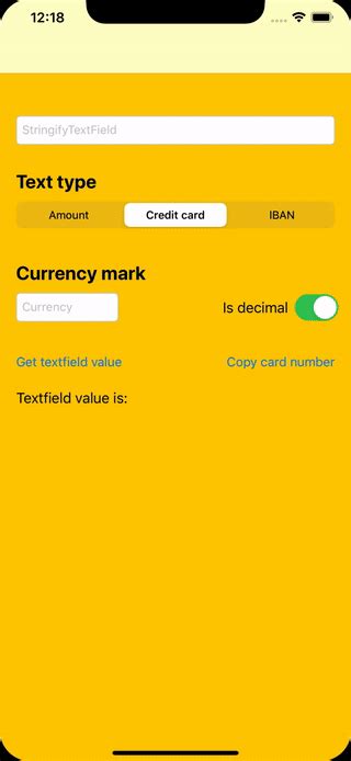 Custom Uitextfield Is Based On Striny Framework Functionality