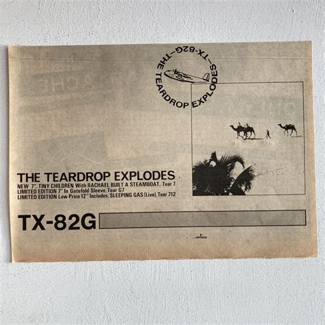 Poster The Teardrop Explodes Retrospectro