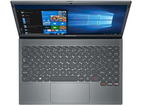 Notebook Positivo Motion Gray Q4128C S Intel Atom 4GB 128GB EMMC 14 1 LED Windows 10