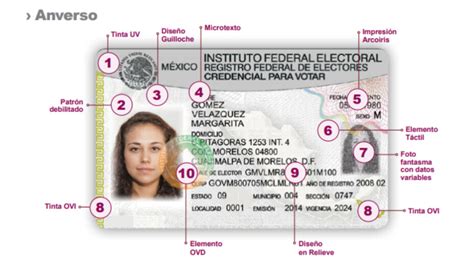 Credencial De Elector ¿cuáles Son Los Elementos Clave