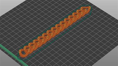 Print In Place Flex Golden Chain By Slavik Kopanov Download Free Stl Model