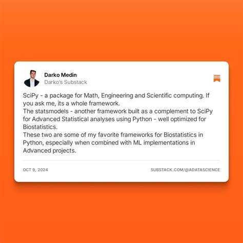 darko medin on linkedin a bit on scipy and statsmodels for python