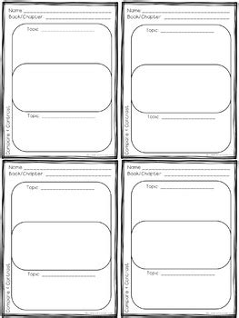 Graphic Organizer Exit Slips By Llama With Class TpT