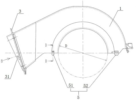 蜗壳构件及蜗壳的制作方法