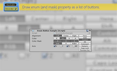 Free Open Source Stackable Decorator Property Drawer With Multiple Stackable Decorator