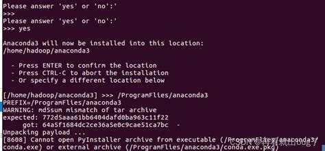 Ubuntu安装anaconda3遇到8608 Cannot Open Pyinstaller Archive From Executable问题 Csdn博客