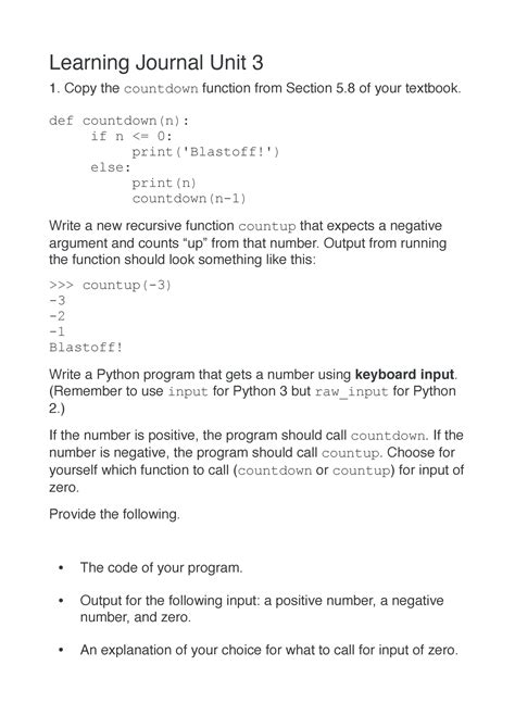 Learning Journal Unit 3 Learning Guide Learning Journal Unit 3 Copy