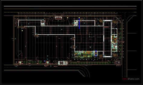 35steel Factory Ground Plan Cad