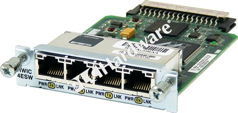 Plc Hardware Cisco Hwic 4esw 4 Port Cisco Etherswitch 10base T 100base Tx