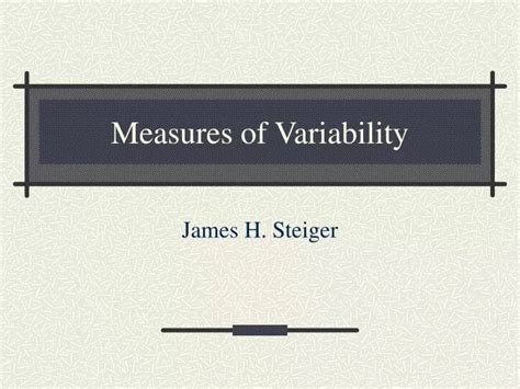 PPT Measures Of Variability PowerPoint Presentation Free Download ID
