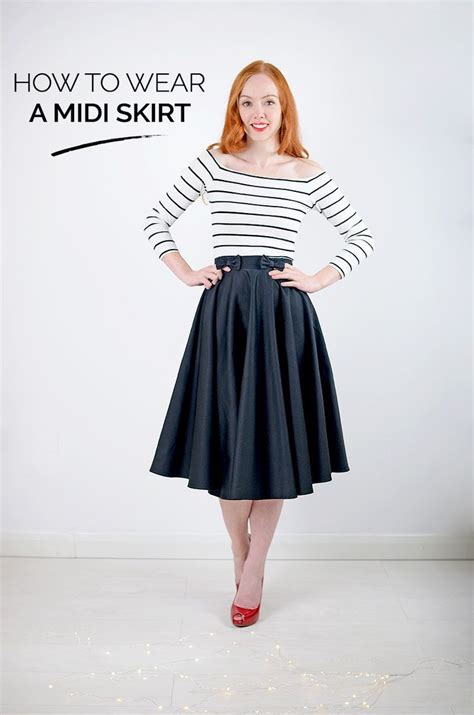 How To Wear A Midi Skirt Style Tips And Advice For Midi Skirts Midi