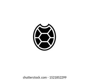 Turtle Shell Isolated Vector Icon Turtle Stock Vector Royalty Free 1521852299 Shutterstock