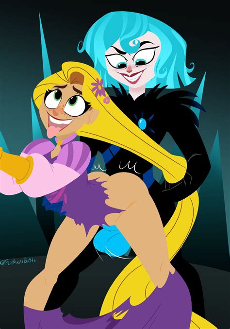 Rule 34 Cassandra Tangled Clothed Sex Clothing Disney Feathers Ruffled Female Flower From