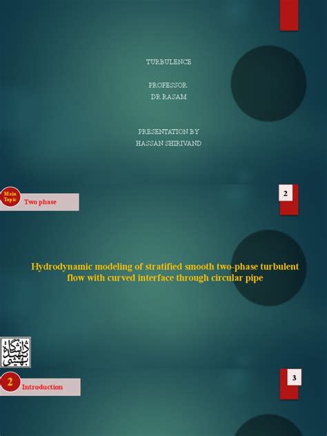 Turbulence Presentation Pdf Fluid Dynamics Turbulence
